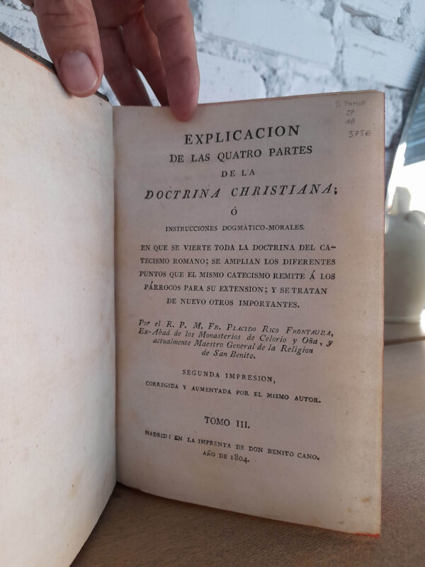 Explicación de las Quatro Partes de la Doctrina Christiana. O ...